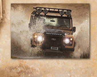 Land Rover Defender Wall Art - Etsy