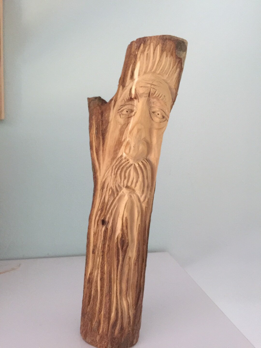 Woodspirit/mythical Creature/wood Carving/ Home Decor/ Handcrafted - Etsy