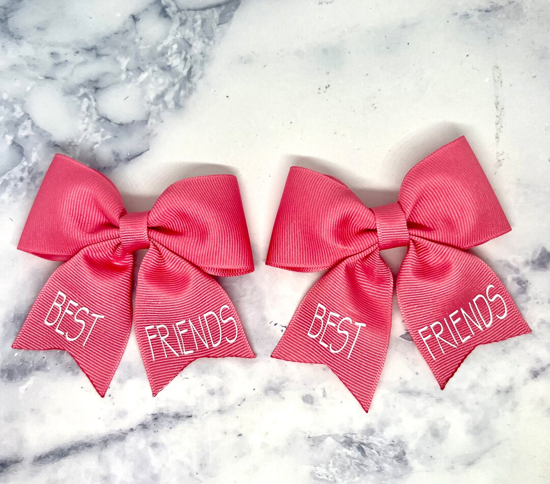 Best Friend Bows, Best Friend Gifts, Gifts for Two Girls, Besties Bow ...