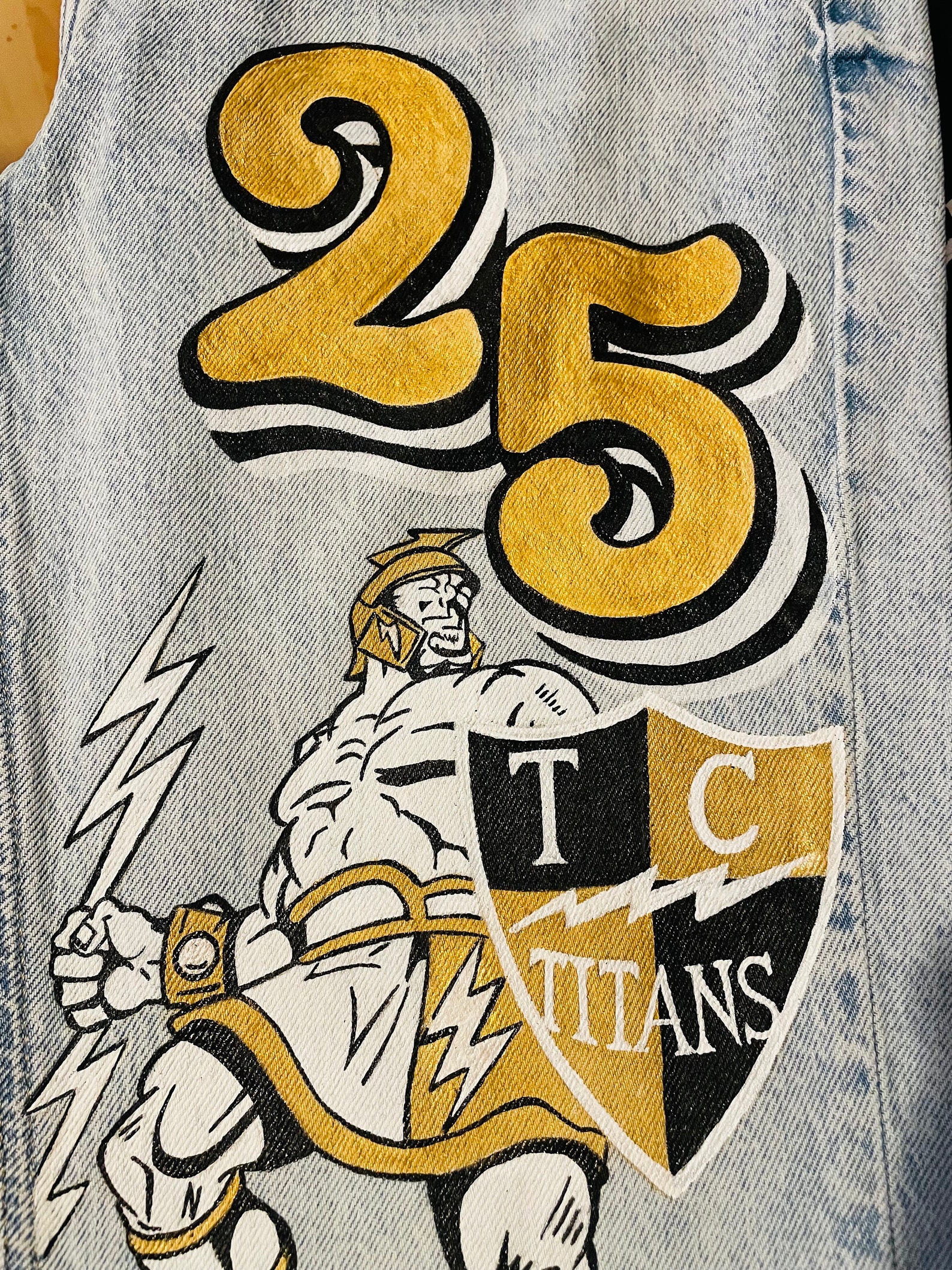 Custom Senior Jeans Class of 2025, University Jeans, College Jeans ...