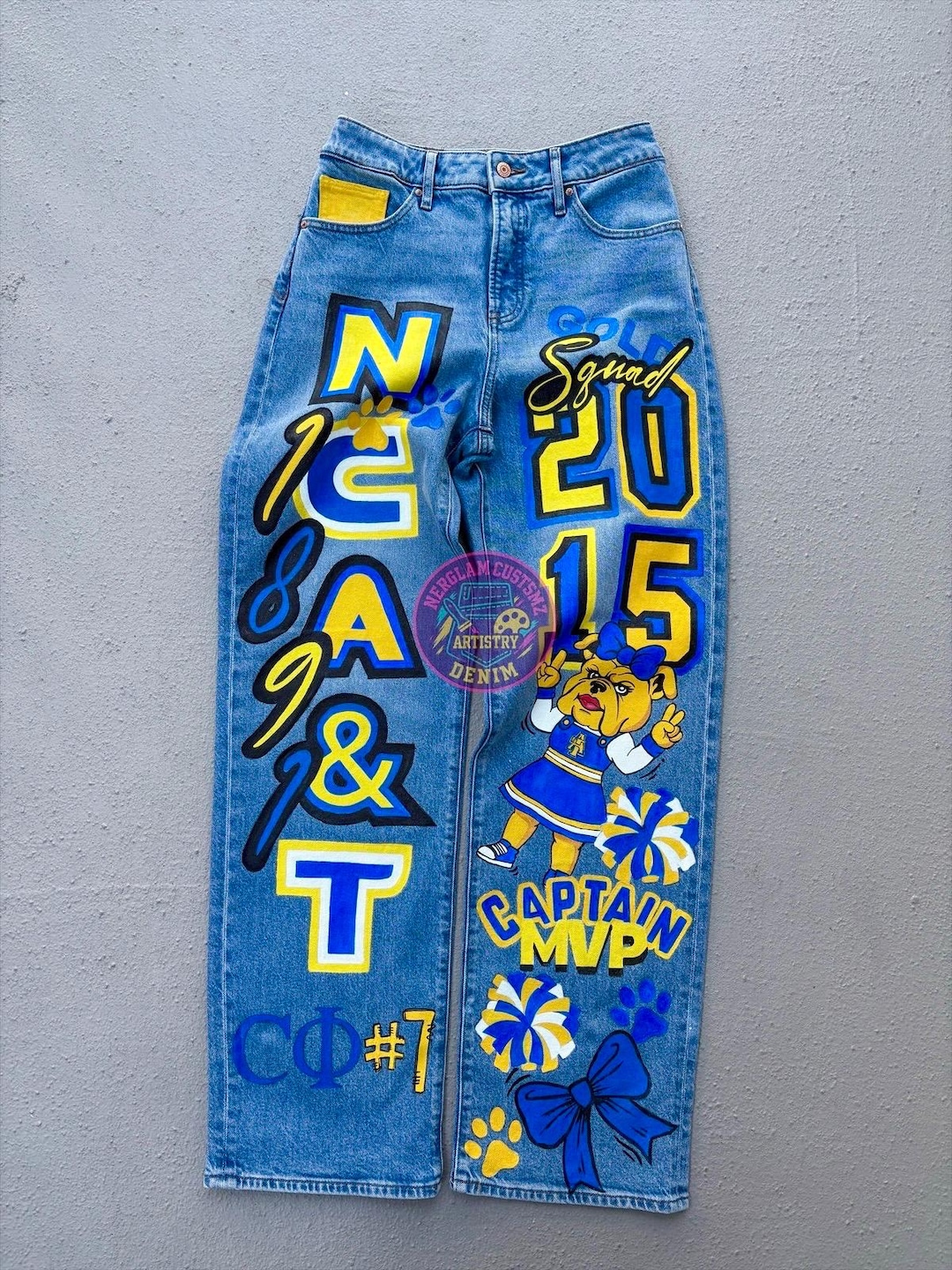 Homecoming Spirit Jeans - School Pride Jean - Senior Jeans - Spirit ...