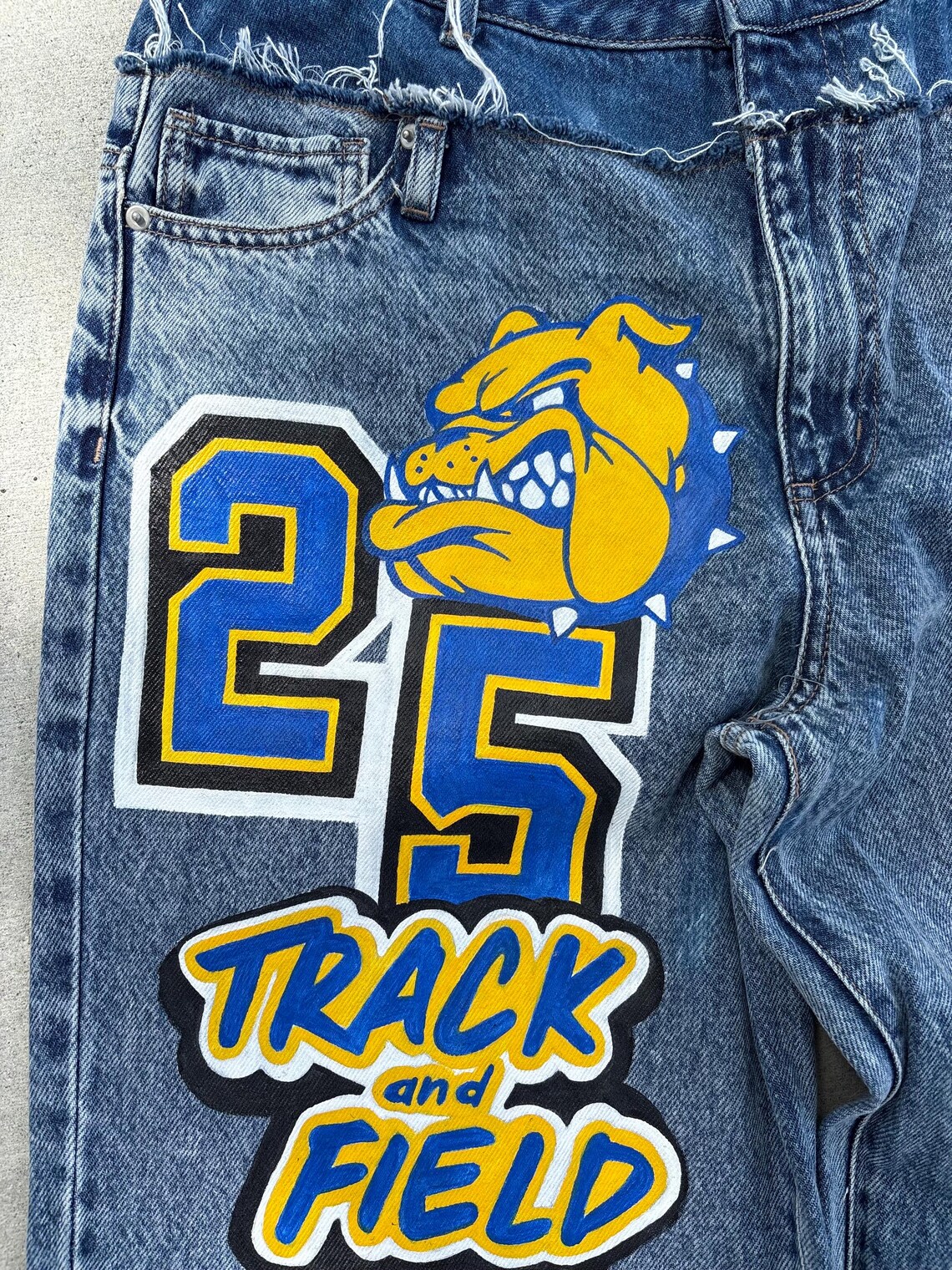 Homecoming Spirit Jeans - School Pride Jean - Senior Jeans - Spirit ...