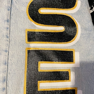 Custom Senior Jeans Class of 2025, University Jeans, College Jeans ...