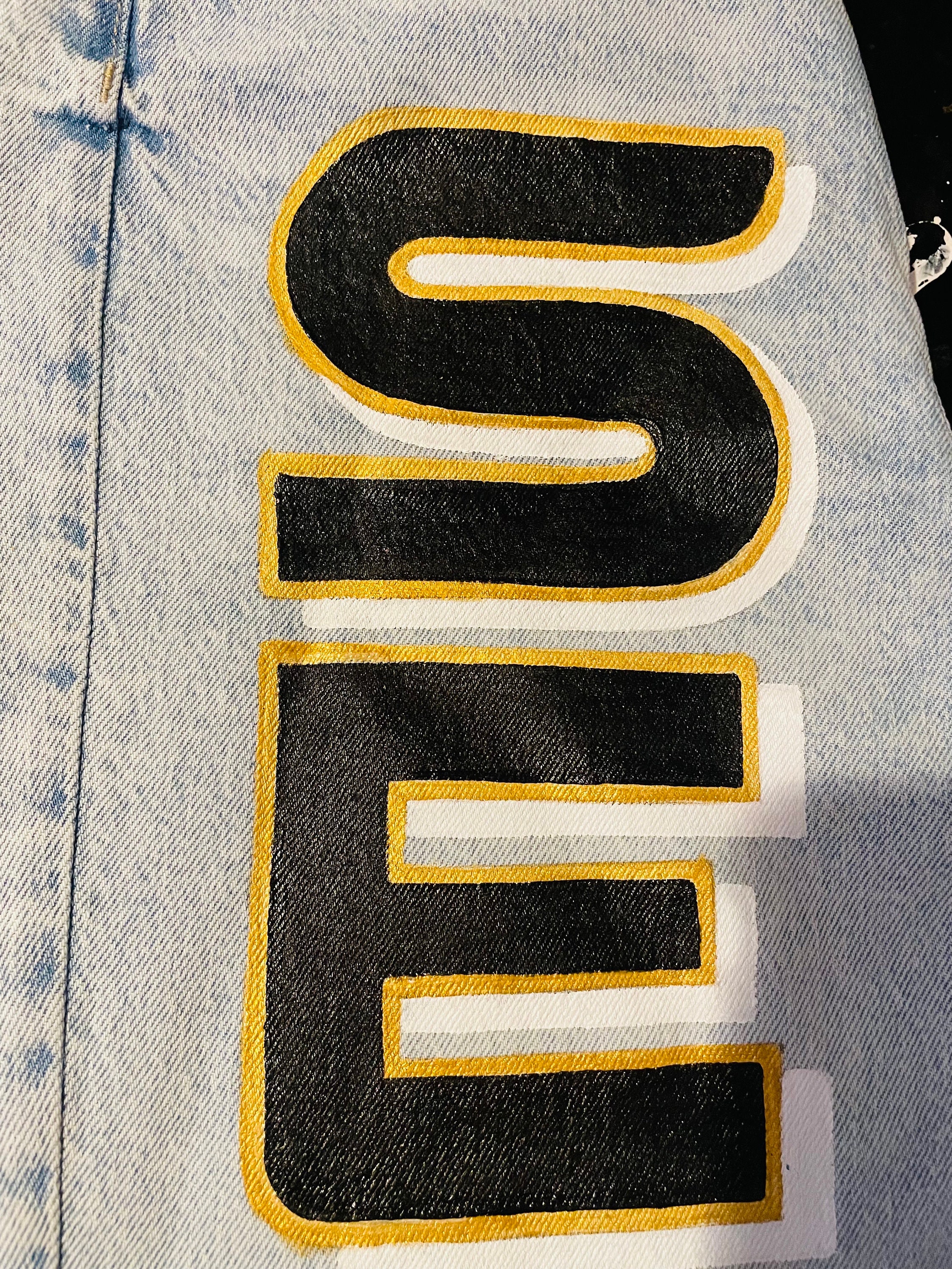 Custom Senior Jeans Class of 2025, University Jeans, College Jeans ...