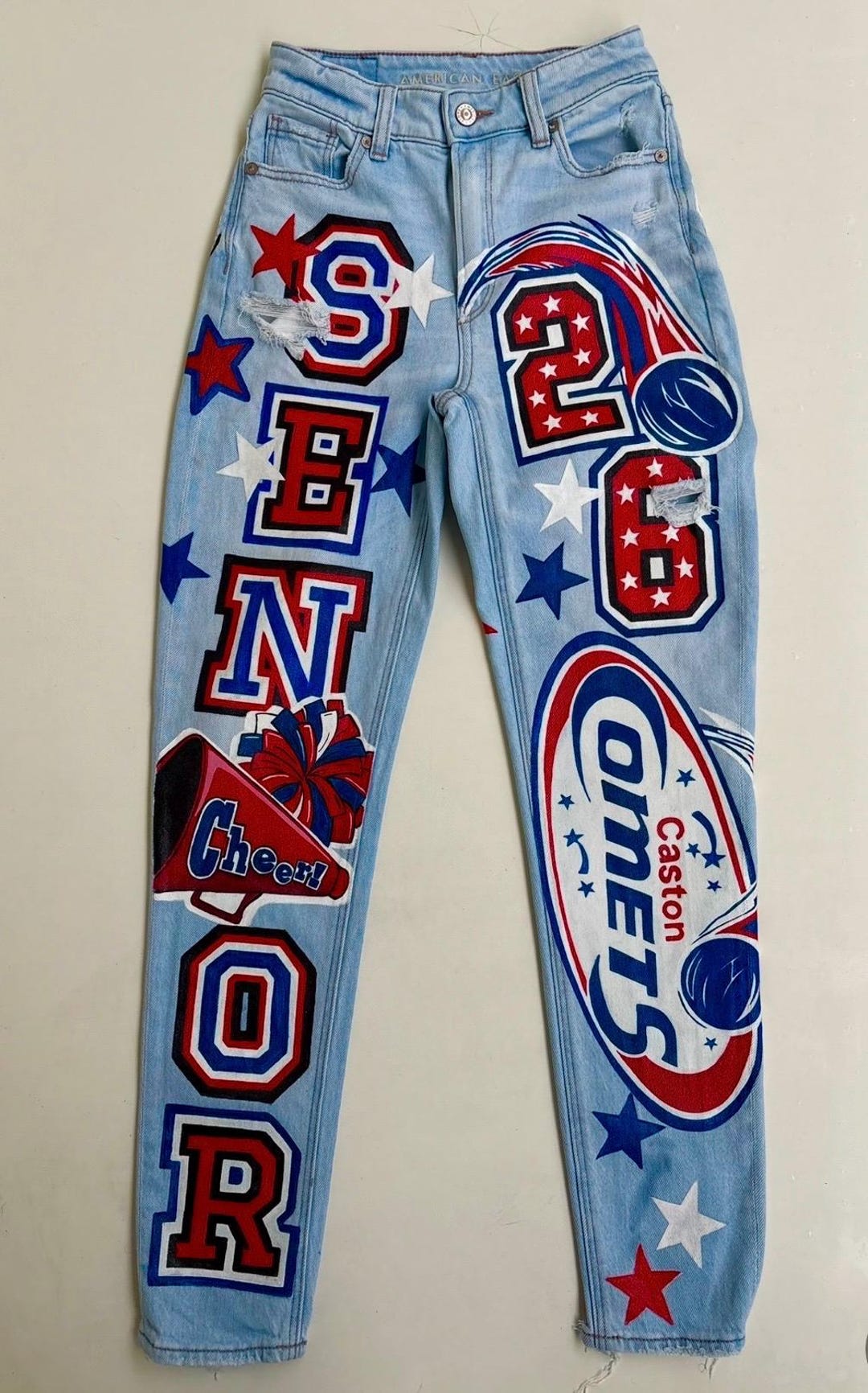 Homecoming Spirit Jeans - School Pride Jean - Senior Jeans - Spirit ...