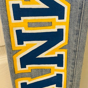 Customizable High School Senior Graduation Class of 2025 Jeans, Unique ...