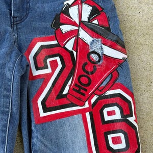 Custom Senior Jeans Class of 2025, University Jeans, College Jeans ...
