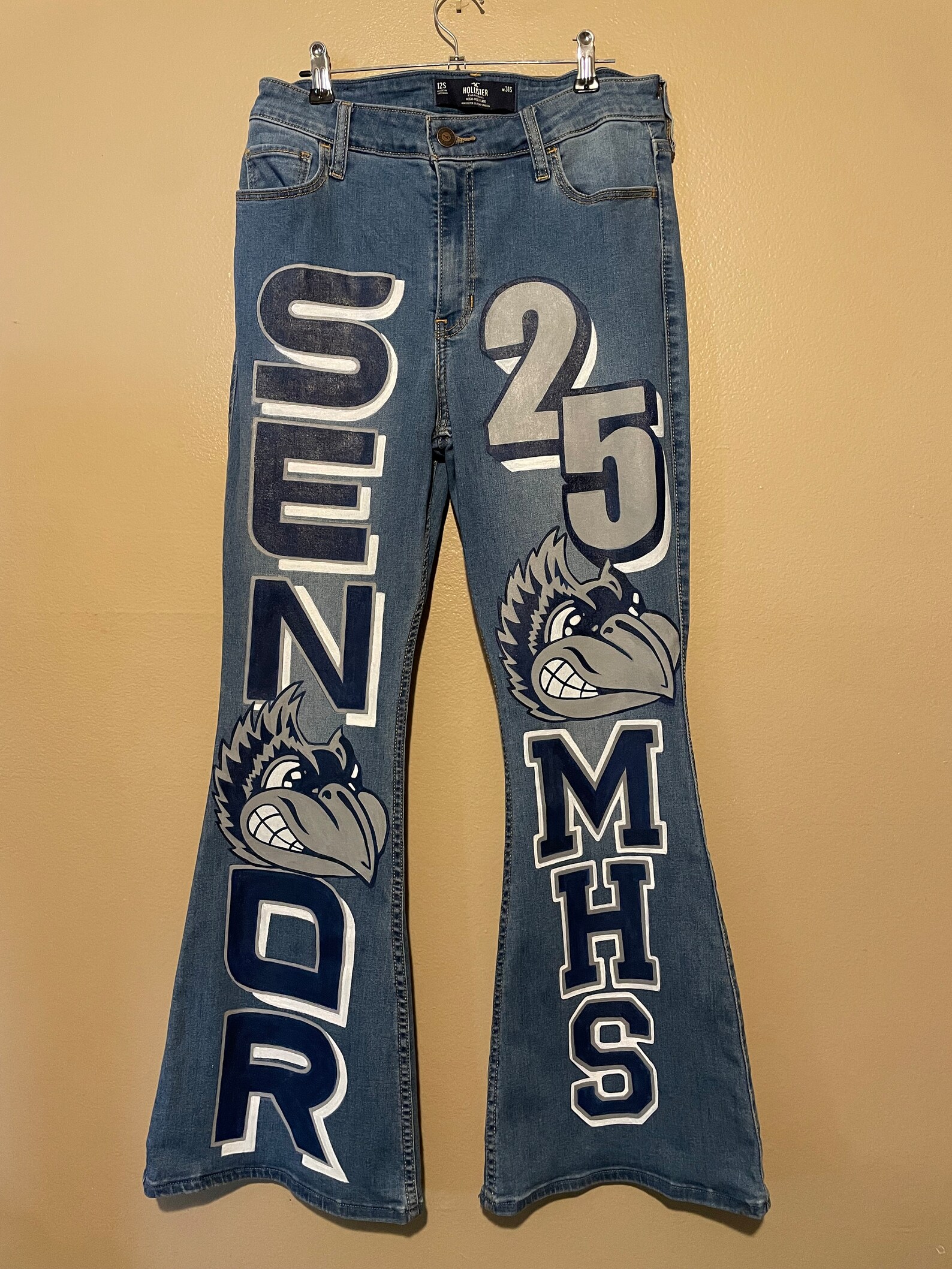 Homecoming Spirit Jeans - School Pride Jean - Senior Jeans - Spirit ...