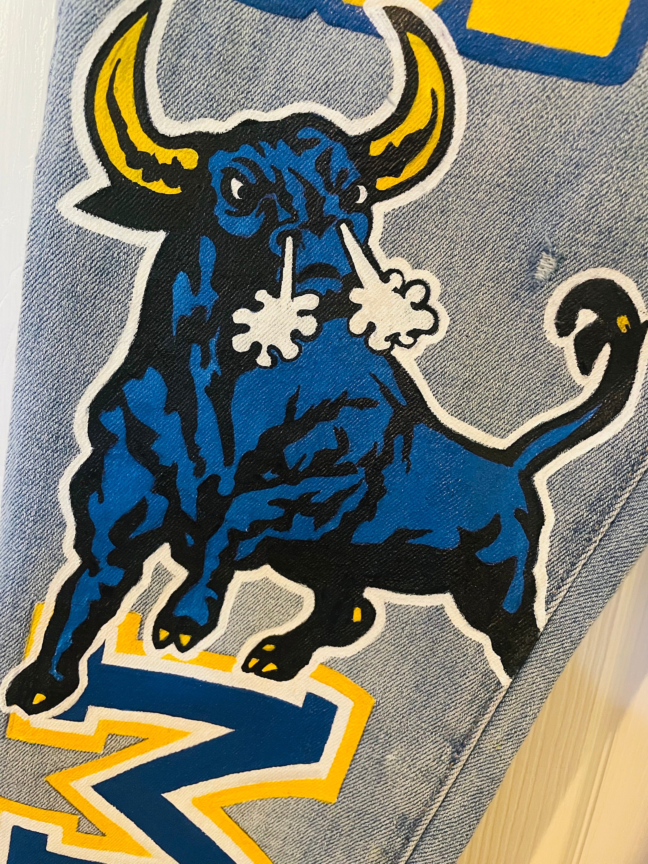 Custom Senior Jeans Class of 2025, University Jeans, College Jeans ...