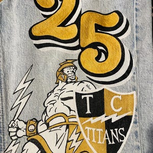 Custom Senior Pants – Hand-painted Graduation Jeans – Class of 2026 ...