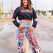 Custom Painted Senior Jeans 2025 | Graduation Jeans for Girls ...