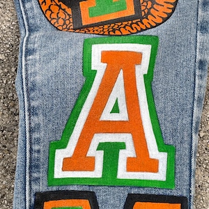 Customizable High School Senior Graduation Class of 2025 Jeans, Unique ...