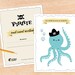 Pirate Handwriting Practice, 8 Printable Tracing Worksheets, Preschool ...