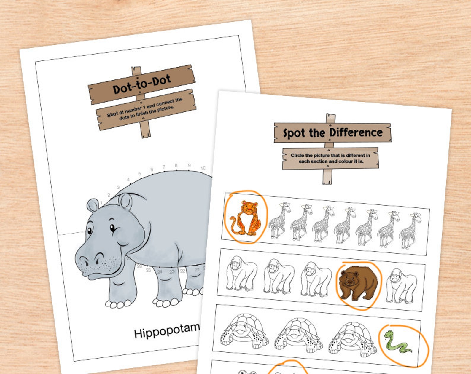 Zoo Animals Printable Preschool Learning Packet 25 Pages, Toddler ...