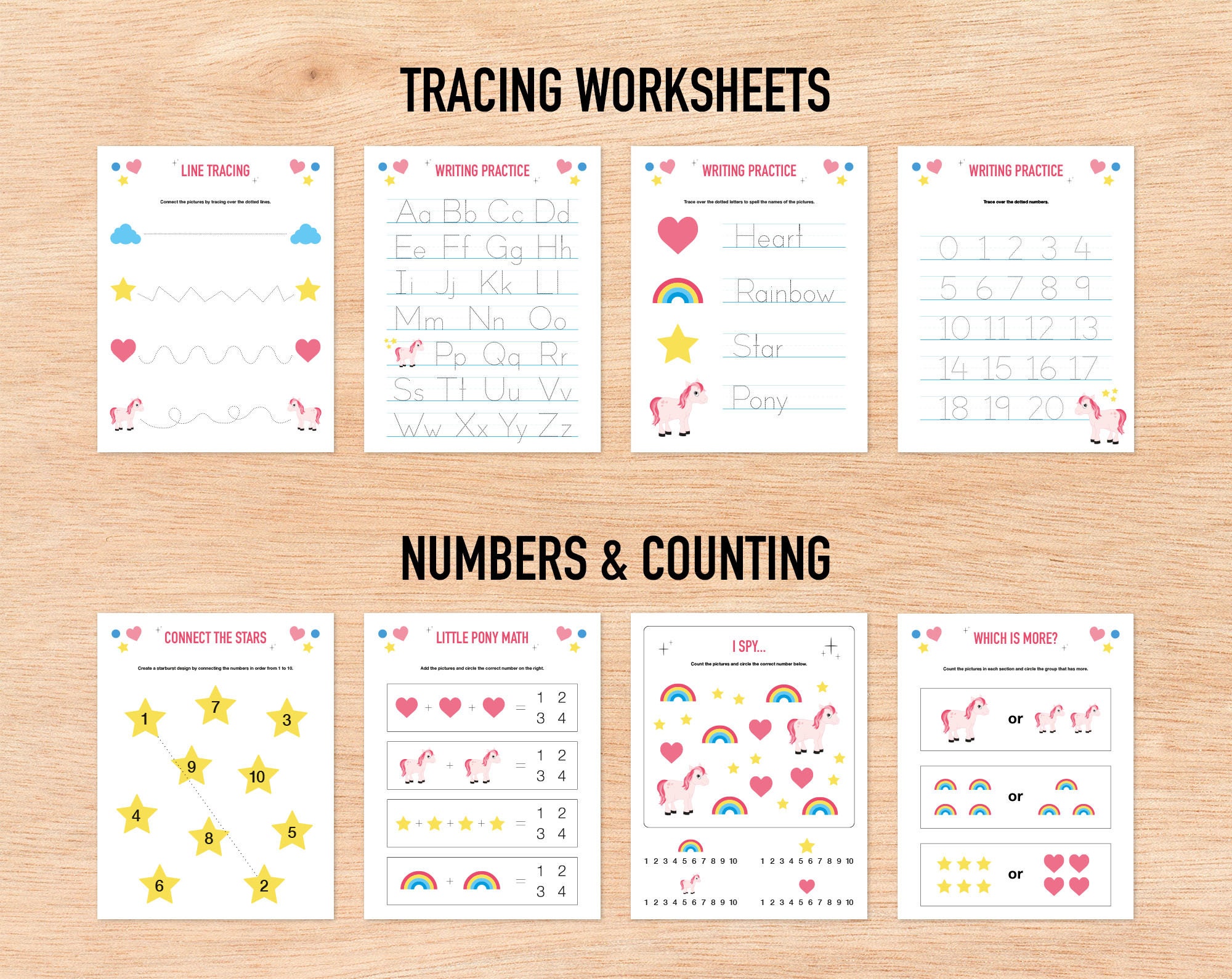 Little Pony Busy Book Activities for Toddler Girl Printable - Etsy UK