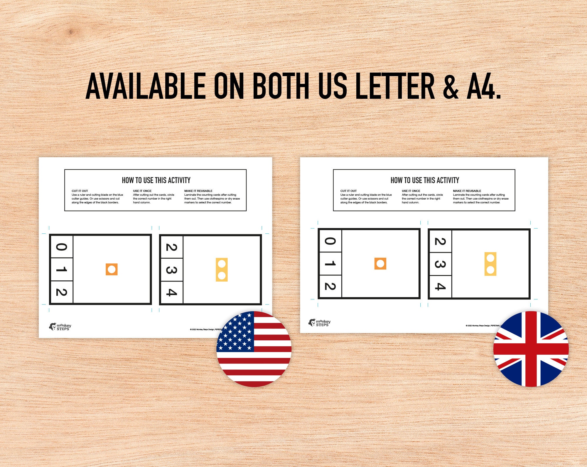 Printable Numicon Flashcards (numbers 1-10), Montessori Math Resource ...