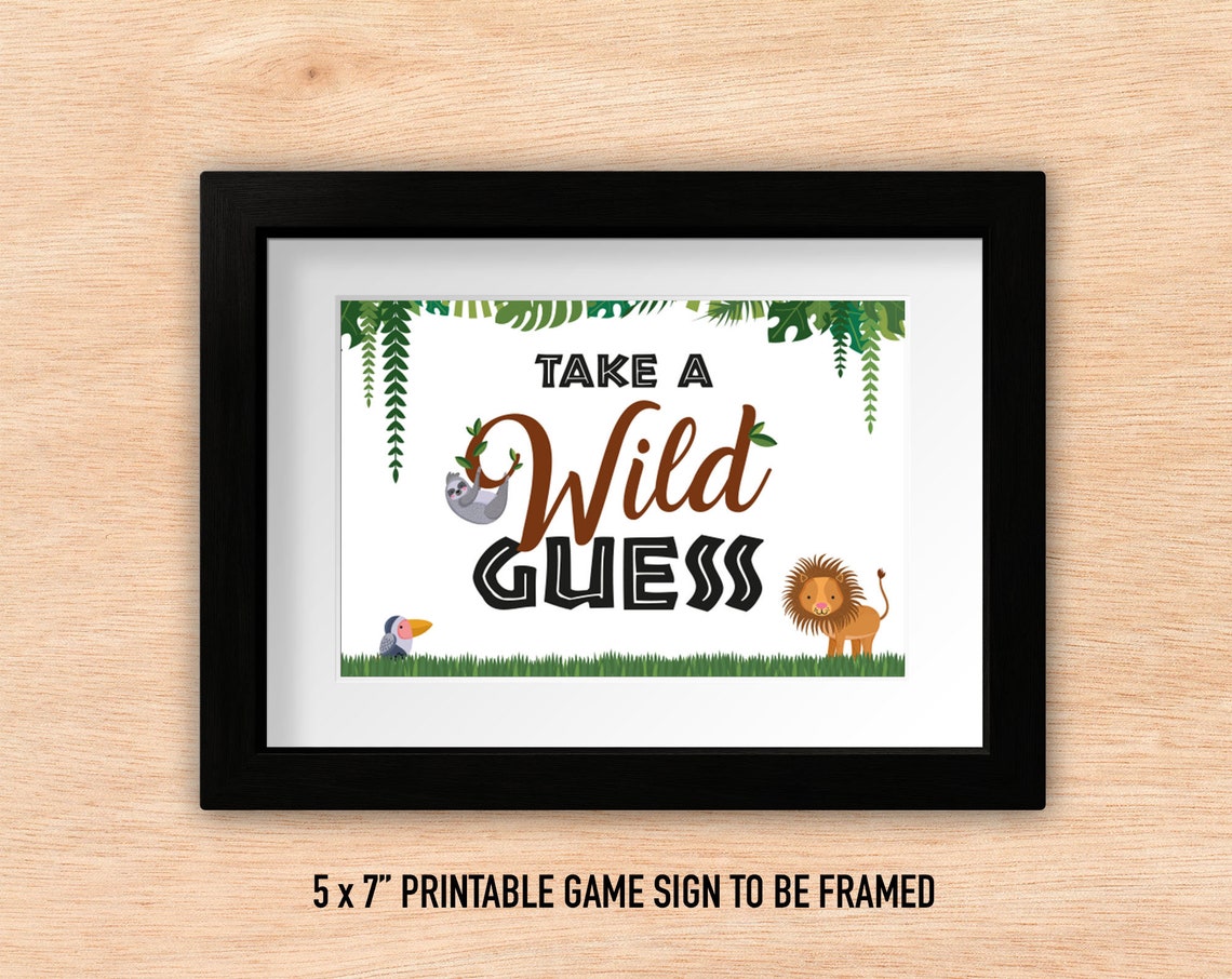 Printable Guessing Jar Game Guess How Many Beans in the Jar - Etsy