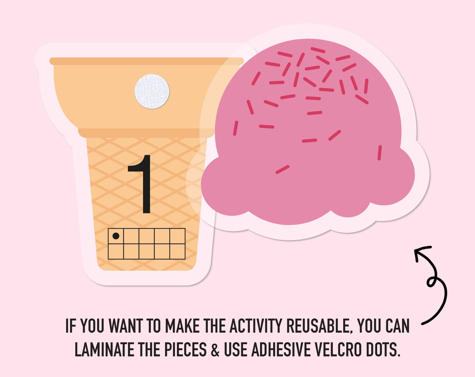 Ice Cream Counting Activity: Preschool Number Learning (digital ...