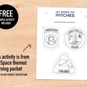 8 Space Themed Math Worksheets, Basic Addition & Subtraction ...