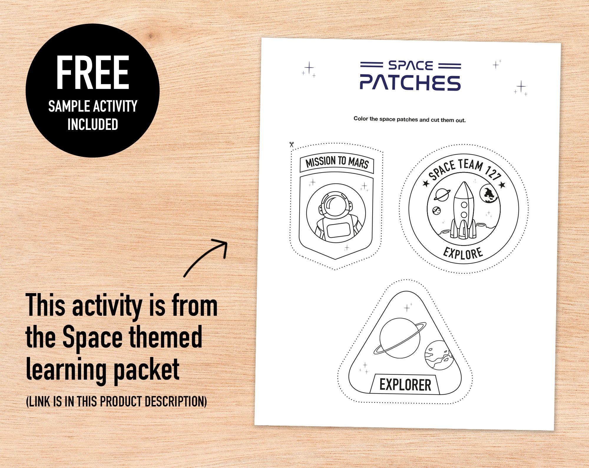 8 Space Themed Math Worksheets, Basic Addition & Subtraction ...