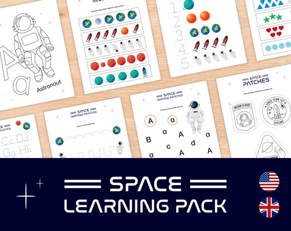 Space Themed Worksheets & Activities for Early Learners - Etsy