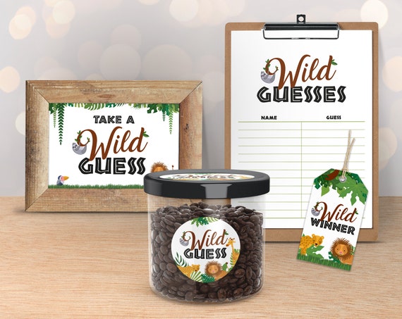 Printable Guessing Jar Game Guess How Many Beans in the Jar - Etsy UK