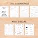 Unicorn Themed Printable Learning Packet 30 Pages Preschool - Etsy UK
