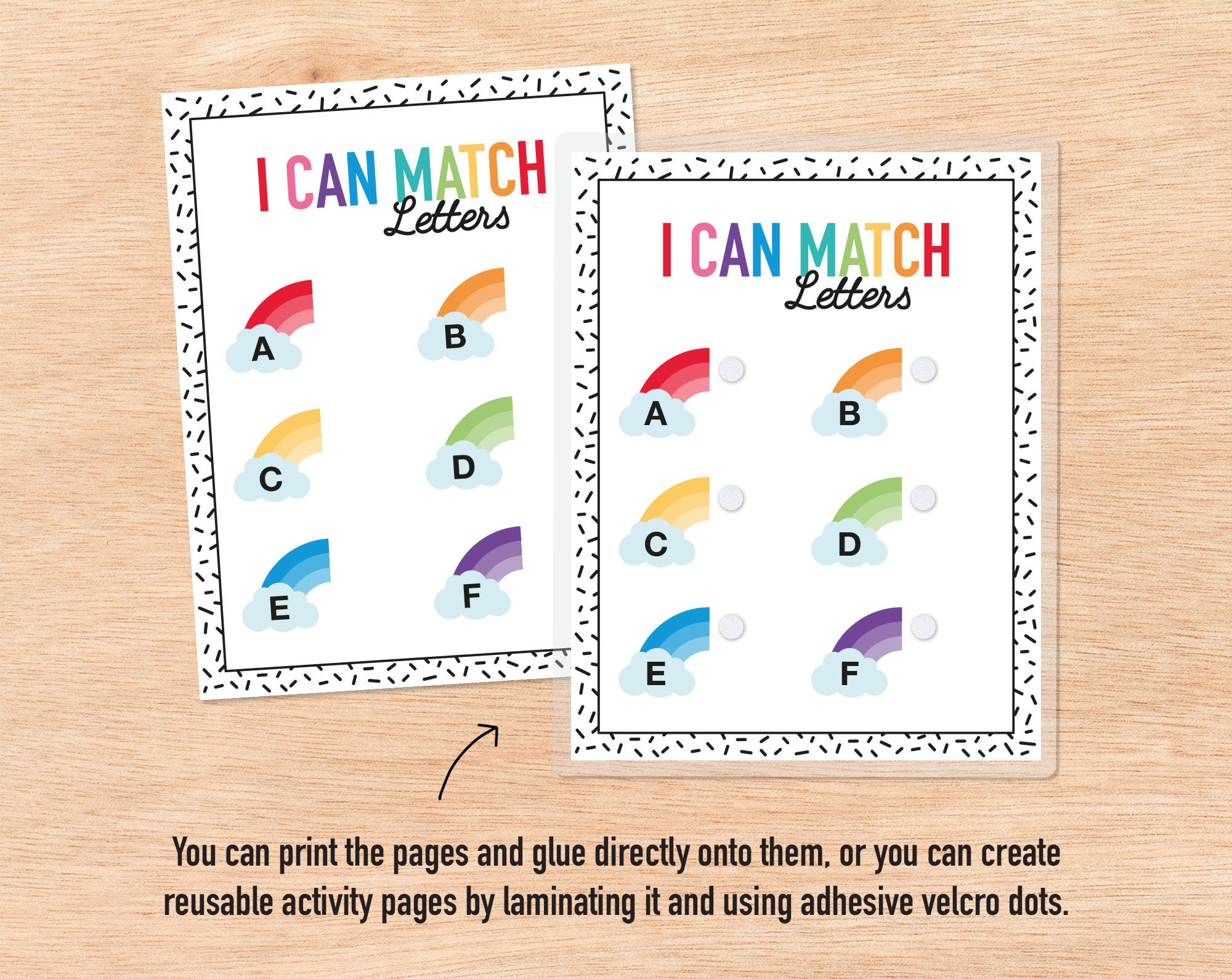 Printable A-Z Letter Matching Activity Alphabet Puzzle | Etsy