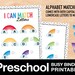 Printable A-Z Letter Matching Activity, Alphabet Puzzle, Preschool ...