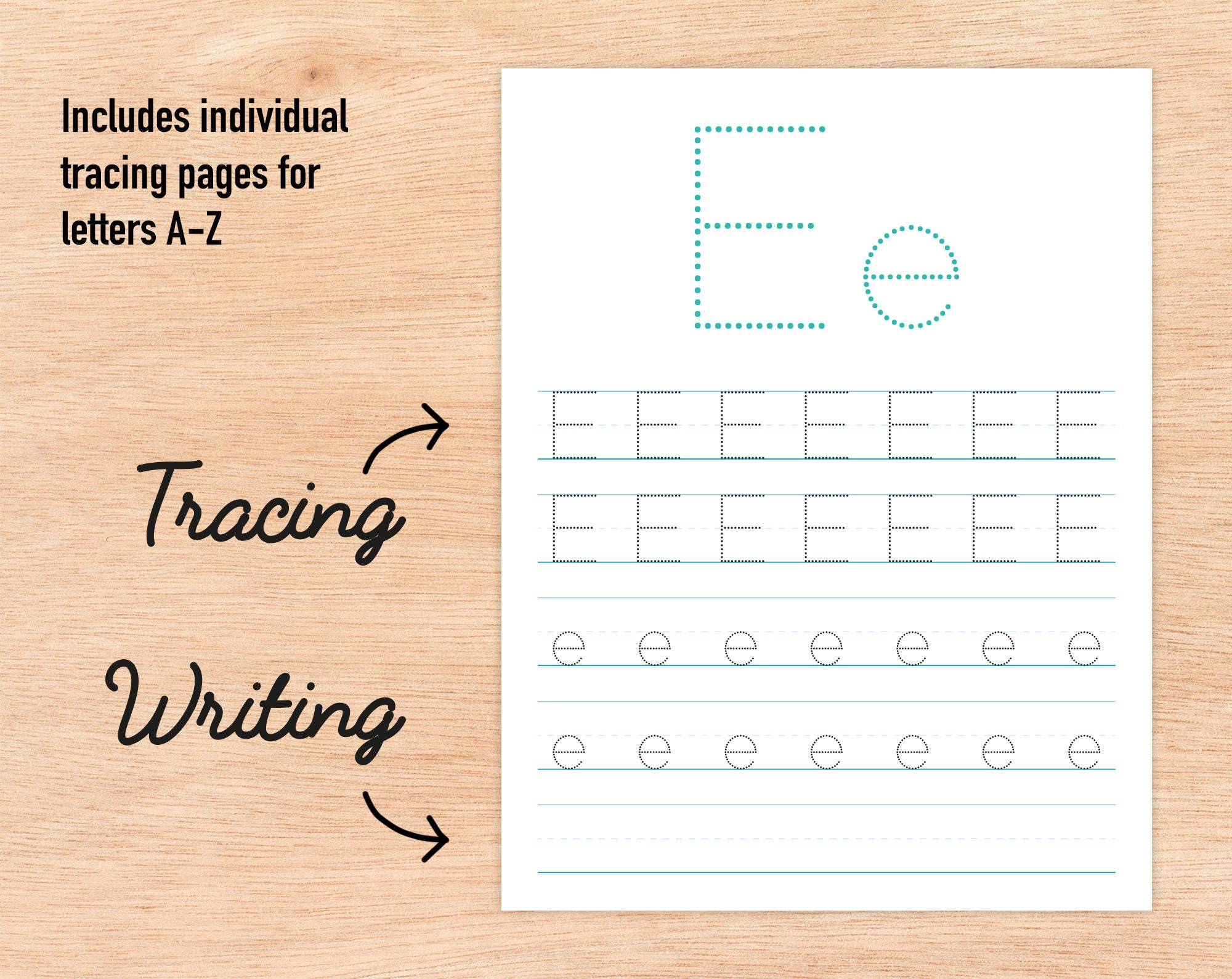 26 Rainbow A-Z Tracing Worksheets Printable Learning Binder - Etsy UK