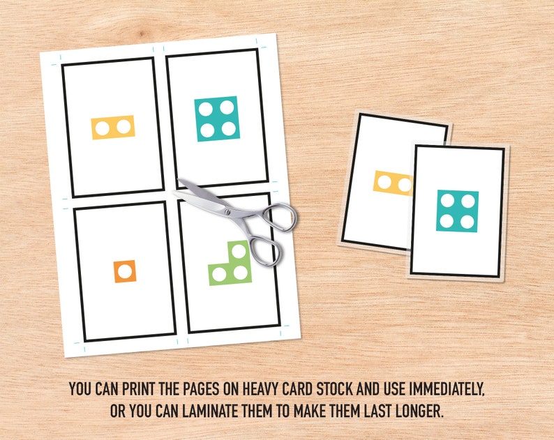 Printable Numicon Peg It Cards & Basic Flashcards numbers | Etsy