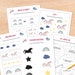 Unicorn Themed Printable Learning Packet 30 Pages Preschool - Etsy UK