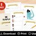 Pirate Handwriting Practice, 8 Printable Tracing Worksheets, Preschool ...