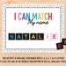 Editable Name Matching Activity 3 Letter Name, I Can Spell My Name ...