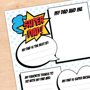 Fathers Day Party Bundle Printable, Gift Certificate, All About Super ...