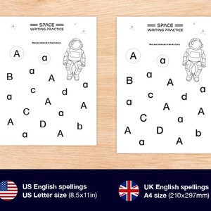 Space Preschool Worksheets and Activities, Early Learning Binder Packet ...