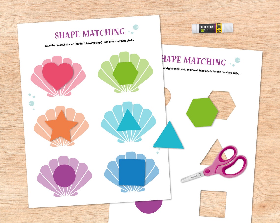 Mermaid Preschool Homeschool Folder for Girls Busy Binder - Etsy UK