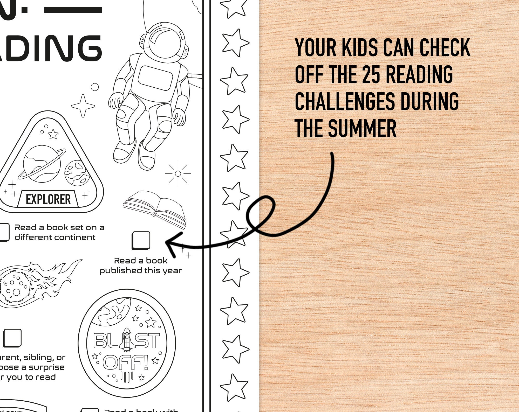 Printable Summer Reading Chart 24x36 Poster Design - Etsy