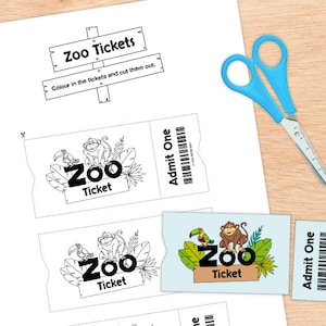 Zoo Animals Learning Packet (25 Pages): Worksheets and Activities for ...