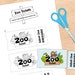 Zoo Animals Printable Preschool Learning Packet 25 Pages, Toddler ...