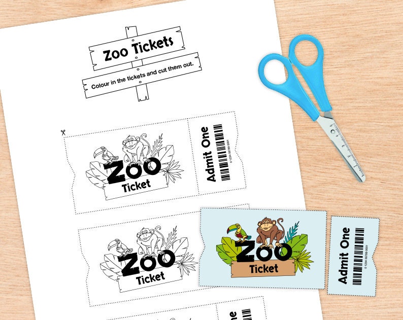 Zoo Animals Printable Preschool Learning Packet 25 Pages, Toddler ...