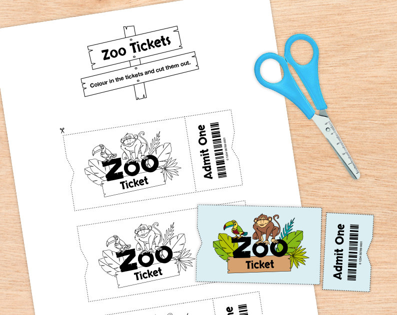 Zoo Animals Learning Packet (25 Pages): Worksheets and Activities for ...