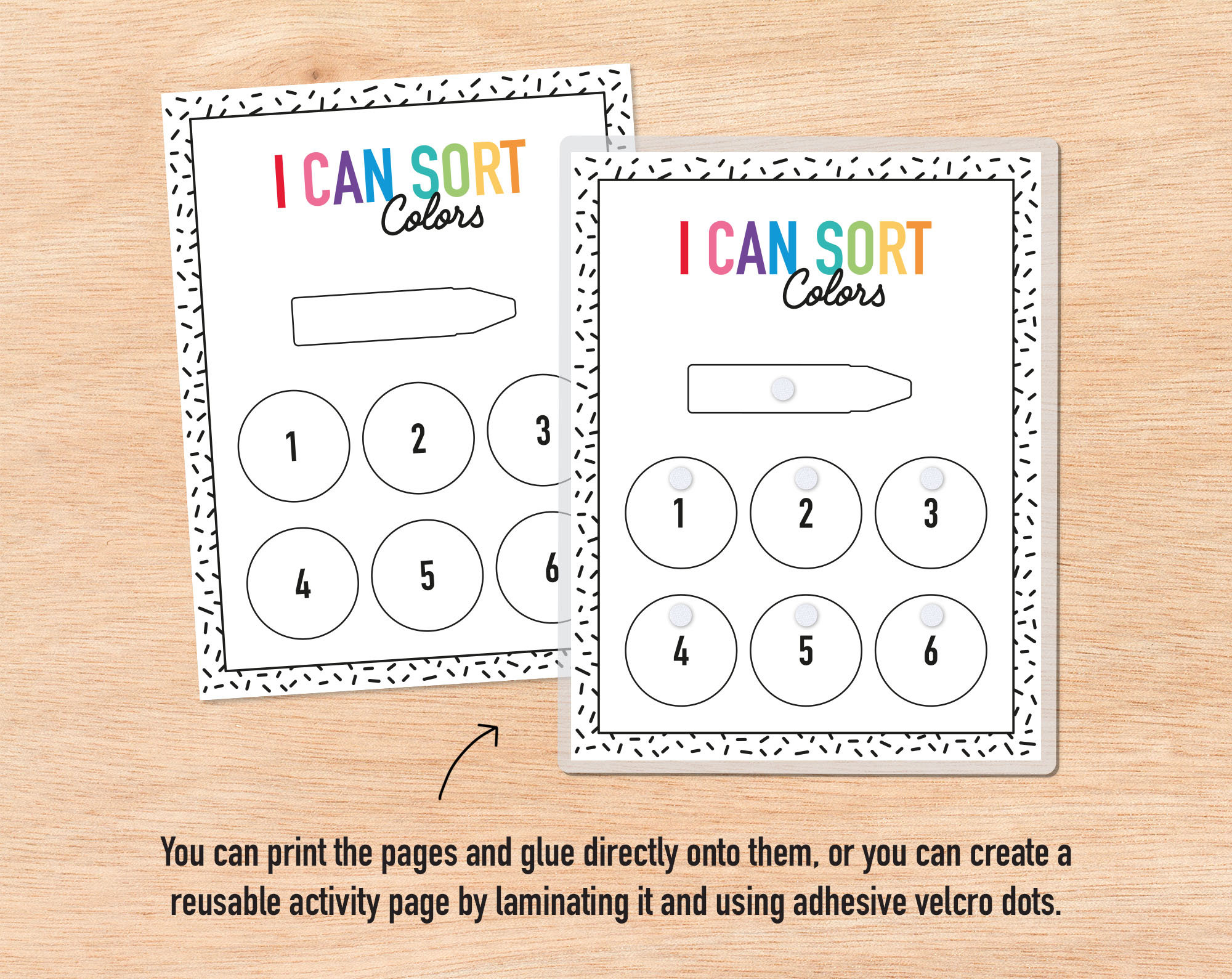 10 Color Sorting Activity Printable Toddler Busy Binder | Etsy