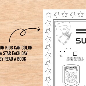 Printable Summer Reading Chart, 24x36" Poster Design, Creative Reading ...