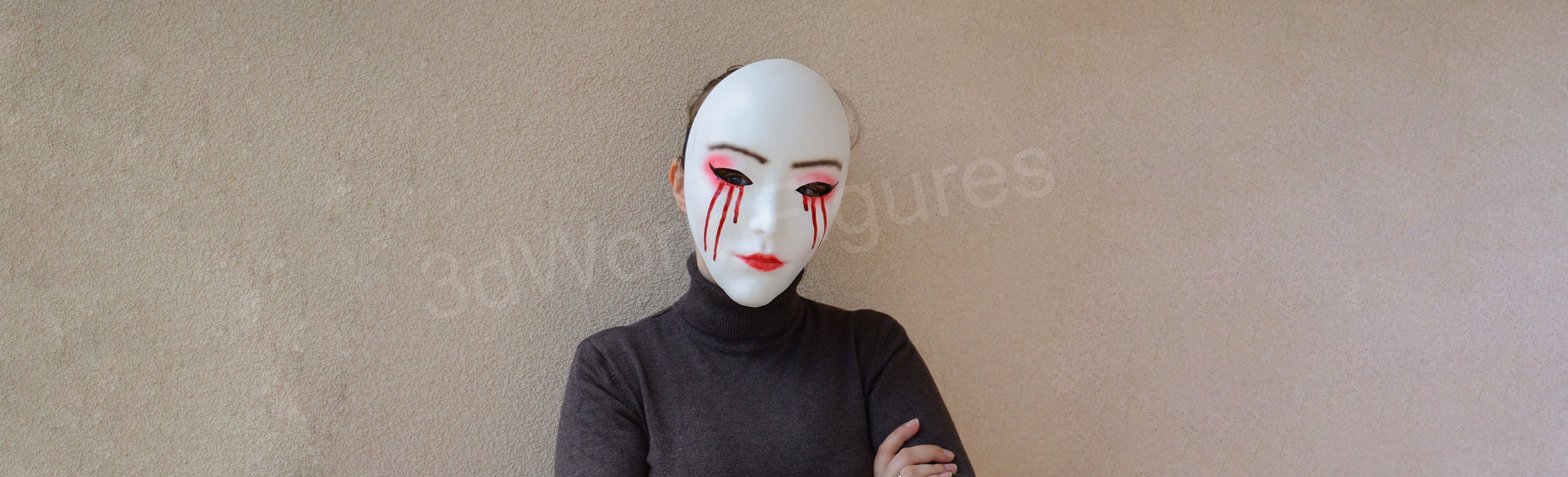 Full Masks Chinese Mask Bloody Mask Samurai Mask White Mask Masquerade ...