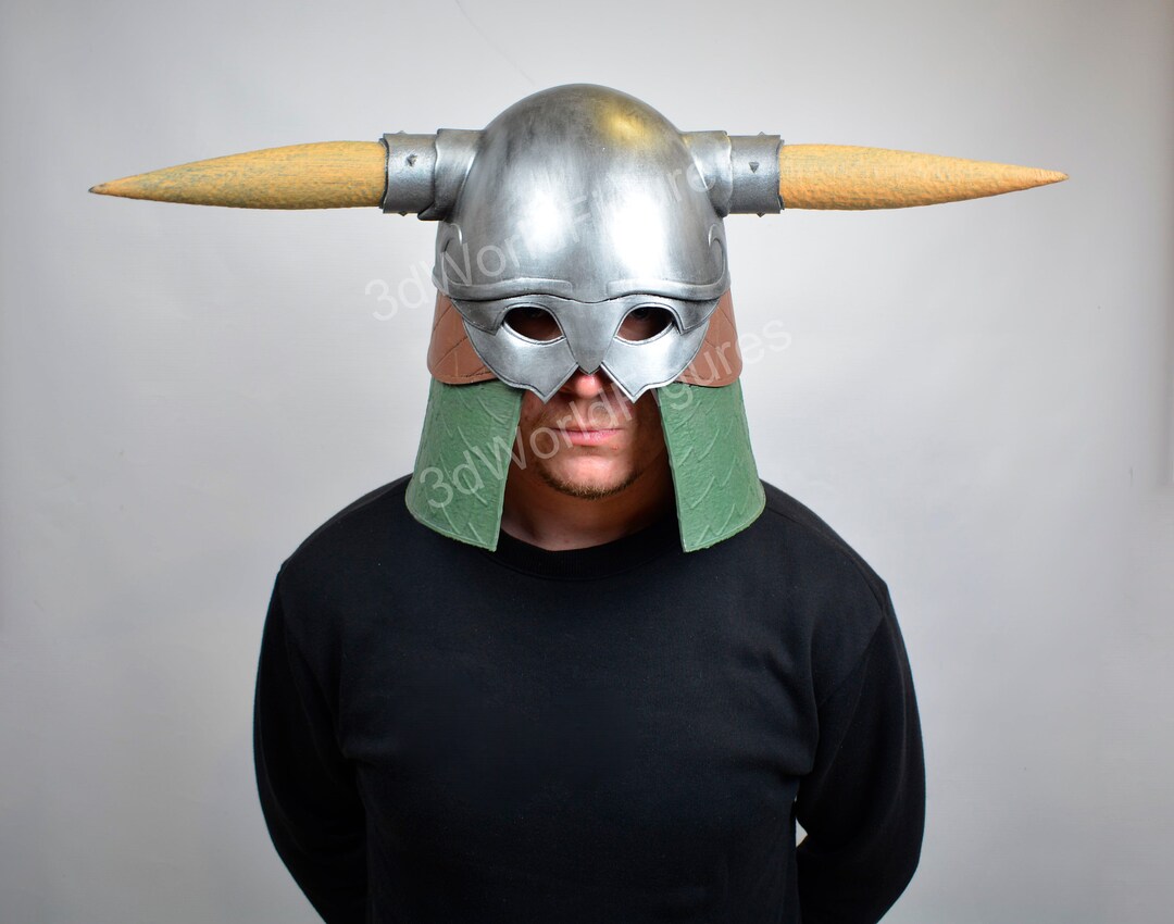 Horned Helmet Warrior Helmet Cosplay Prop Armor Helmet Replica ...