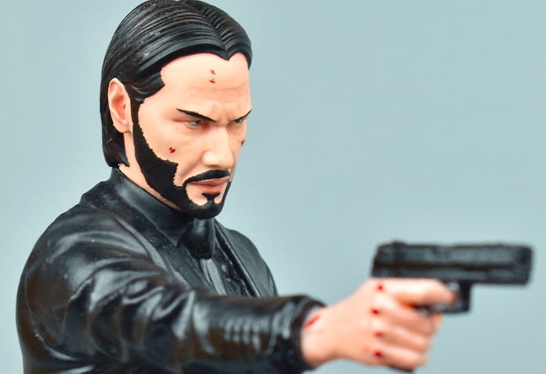 Keanu Reeves 3d Action Figure Custom Action Figure 3d Printed - Etsy