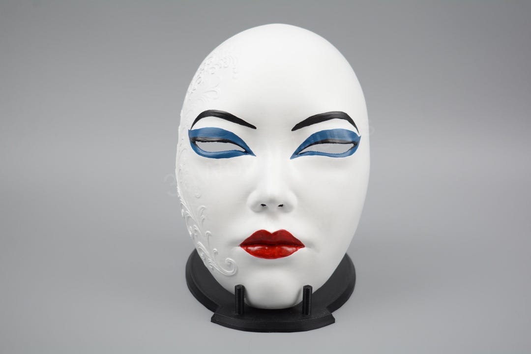 White Mask Full Head – Cosplay Mask – Horror Mask – Halloween Costume ...