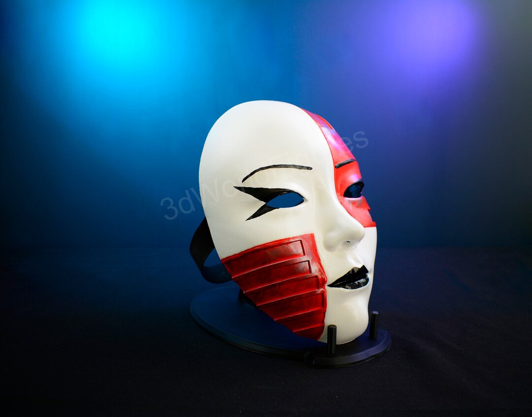 Handmade Full Face Mask Futuristic Mask Cyberpunk Mask Party Gifts ...