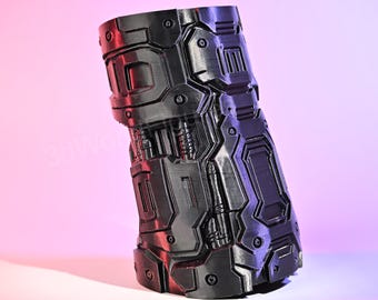 Progenitor V1 Arm Augmentation - Cyberpunk Steampunk Light up LED ...